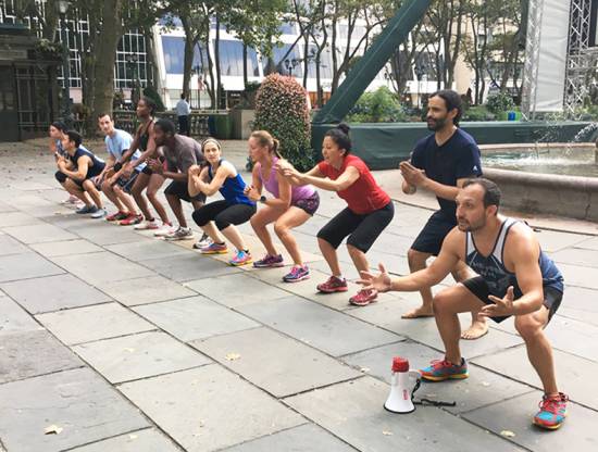 Free Boot Camp Class in Bryant Park NYC