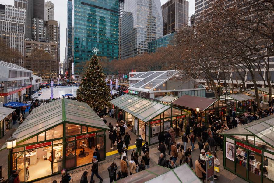 Ice Skating, Holiday Shops, The Lodge, and much more at New York City's Bryant Park